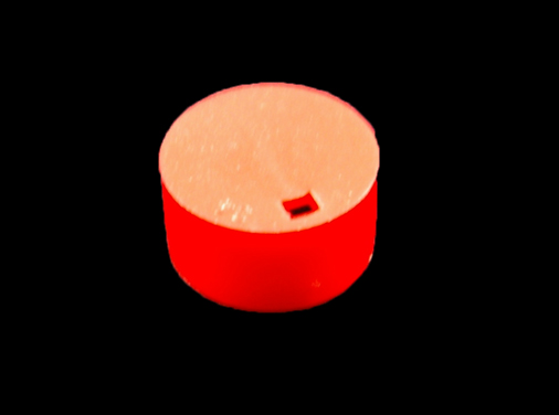 Cryovial Cap Insert Red